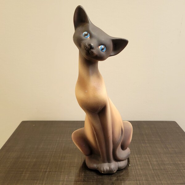 Siamese Cat Statue - Etsy