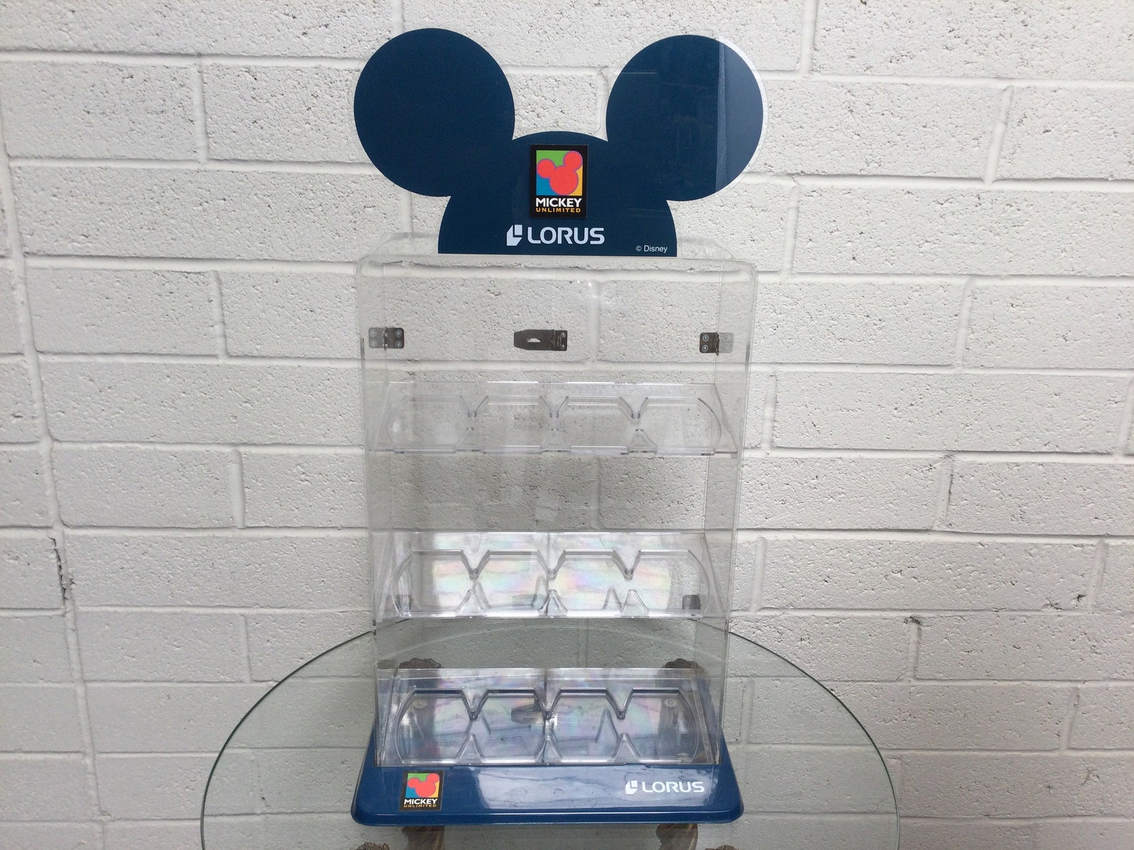 Disney Lorus Mickey Mouse Watch Display Case Vintage Store - Etsy