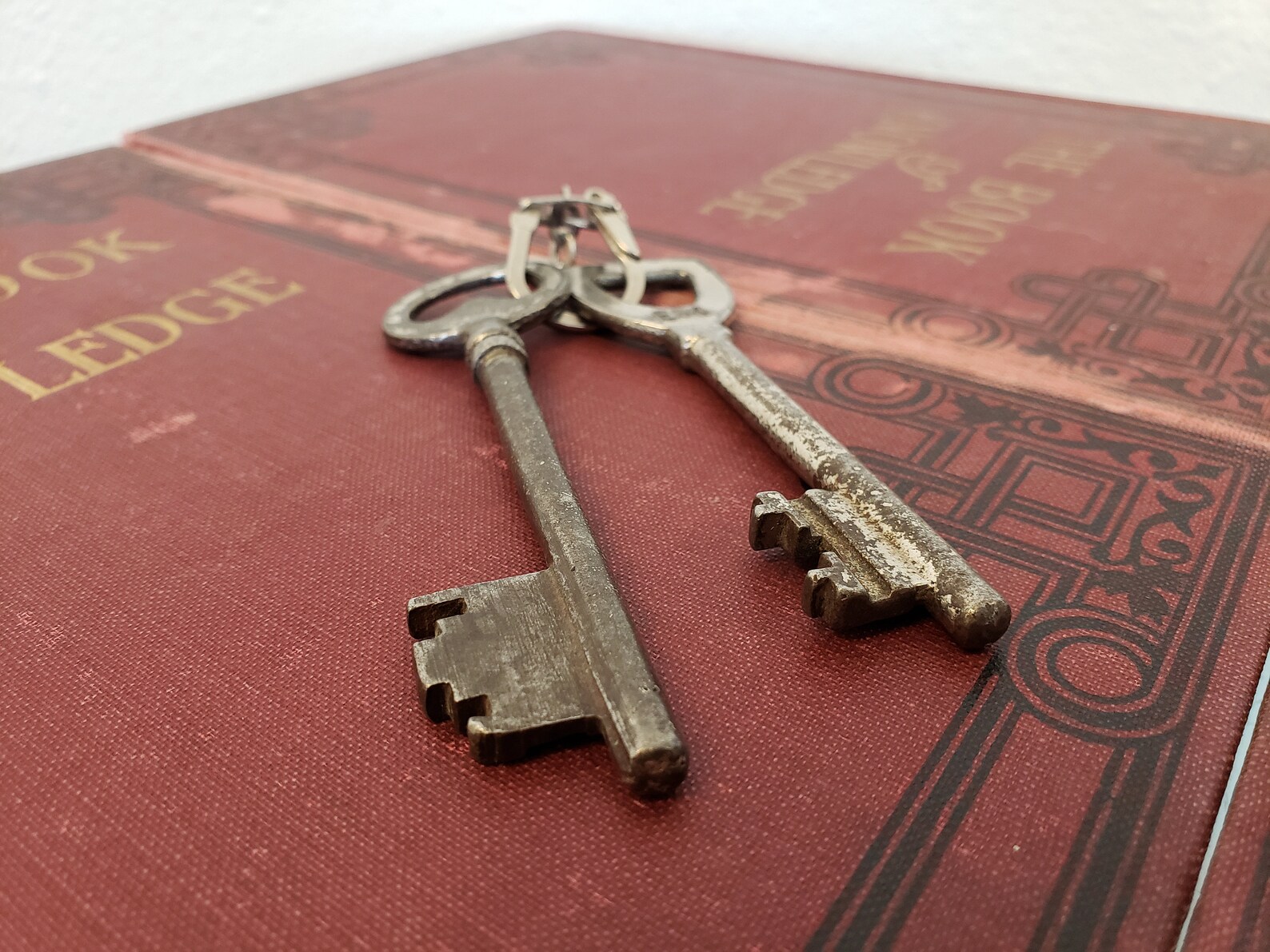Antique Skeleton Keys / Pair of Large Skeleton Keys / Rustic - Etsy