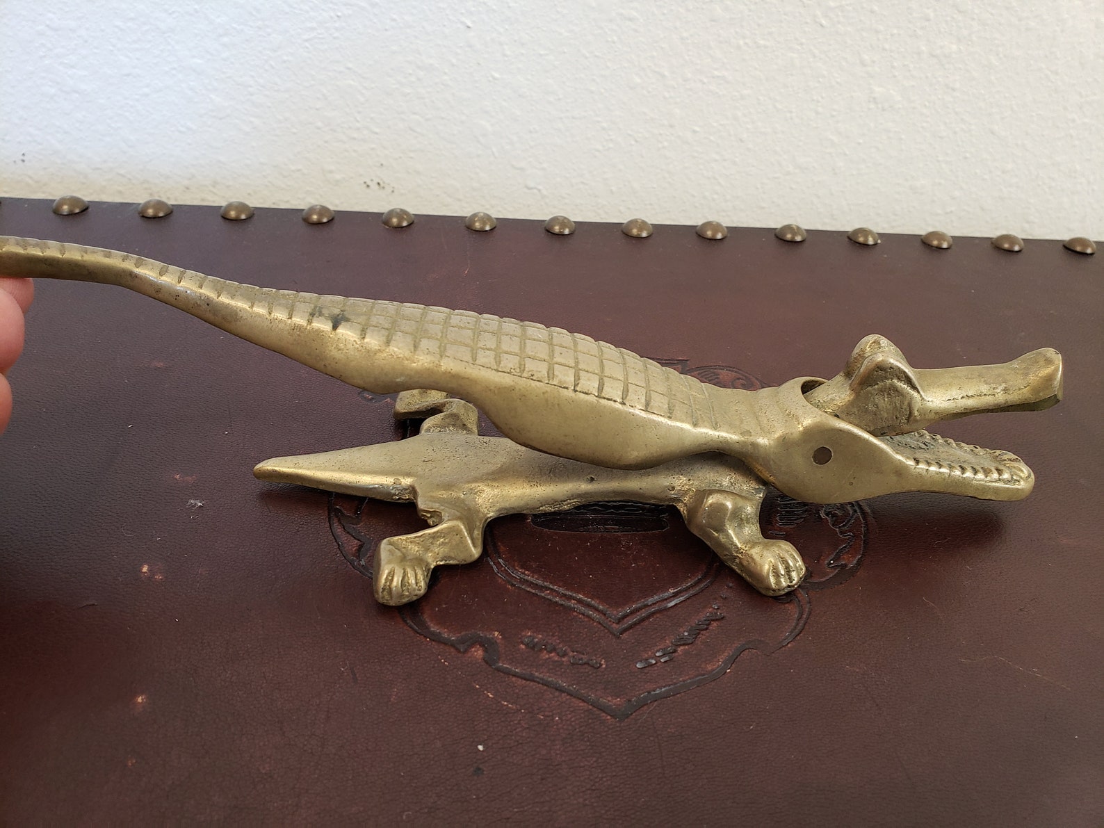 Brass Alligator Novelty Nut Cracker / 10 Long Brass - Etsy