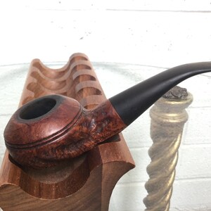 Handcrafted Squat Bulldog Tobacco Pipe Unmarked Rusticated Smoking Pipe ...