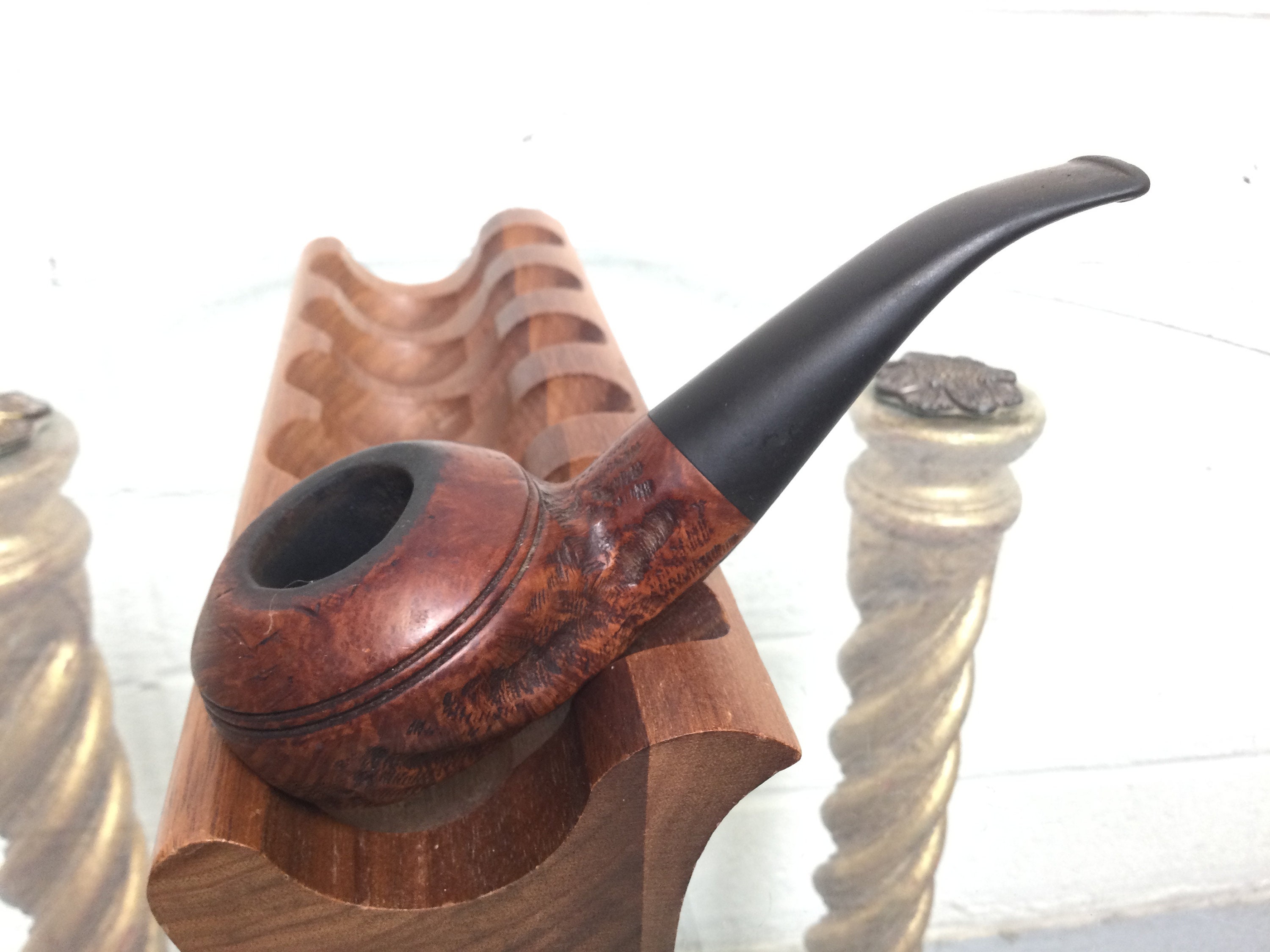 Handcrafted Squat Bulldog Tobacco Pipe Unmarked Rusticated - Etsy