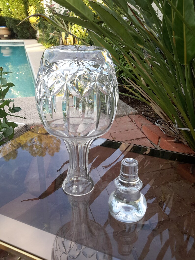 Atlantis Crystal Decanter Fatima Pattern / Cut Crystal / Wine | Etsy