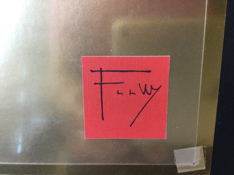 Frank Lloyd Wright Autograph Initials Hand Signed by Architect - Etsy