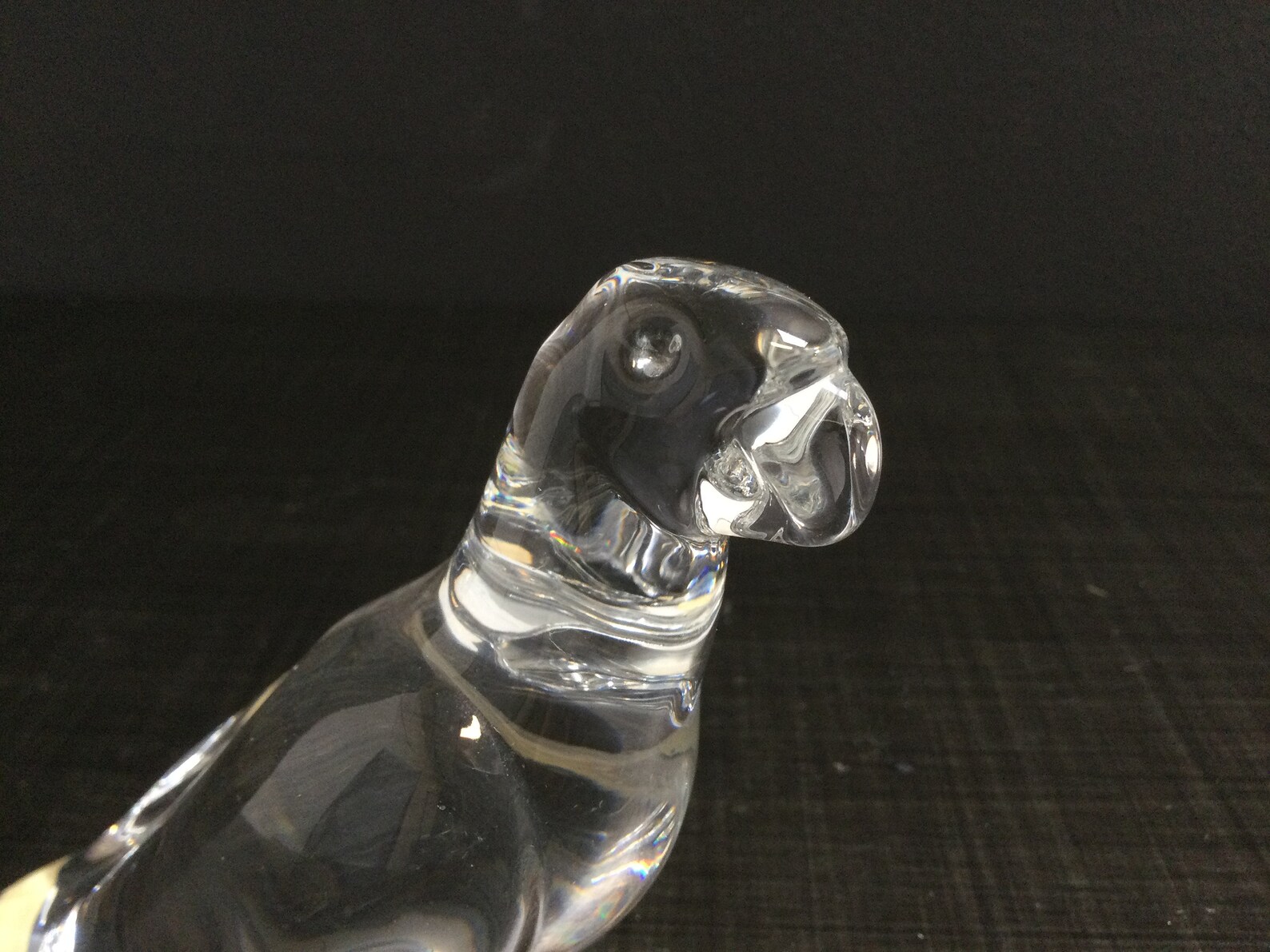 Baccarat Crystal Parrot Figurine Chip to Foot French - Etsy