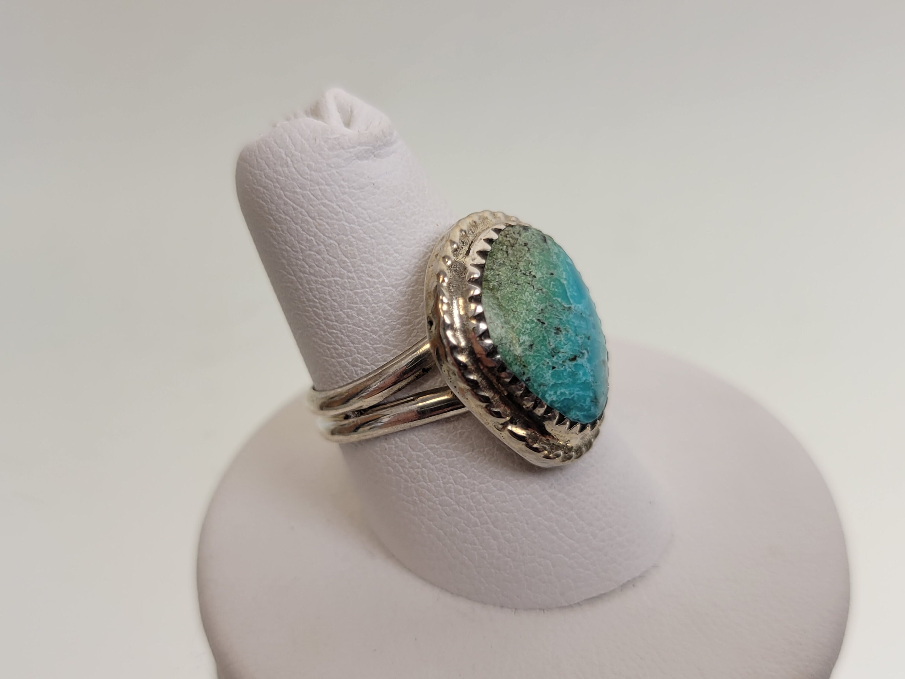 Turquoise & Sterling Silver Ring / Native American Turquoise | Etsy