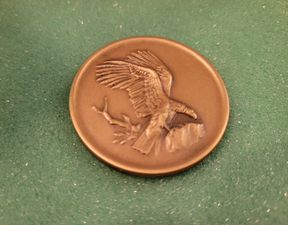 Bronze California Condor Bird Medal Medallion National - Etsy