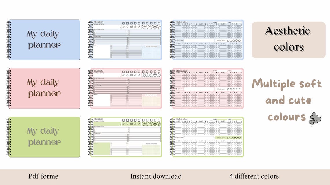 2026 Digital Planner, Simple Focus Notebook (PDF) - Etsy