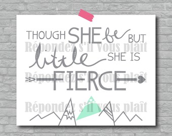 Small but Fierce Printable - Etsy