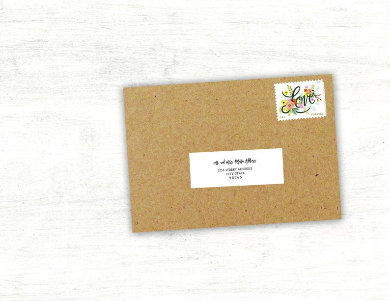 Address Label Template Small Labels 1x2 5 8 30 Per Page Etsy