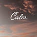 Calm Wall Art Printable, Minimal Sunset Quote, Neutral Nature Wall ...