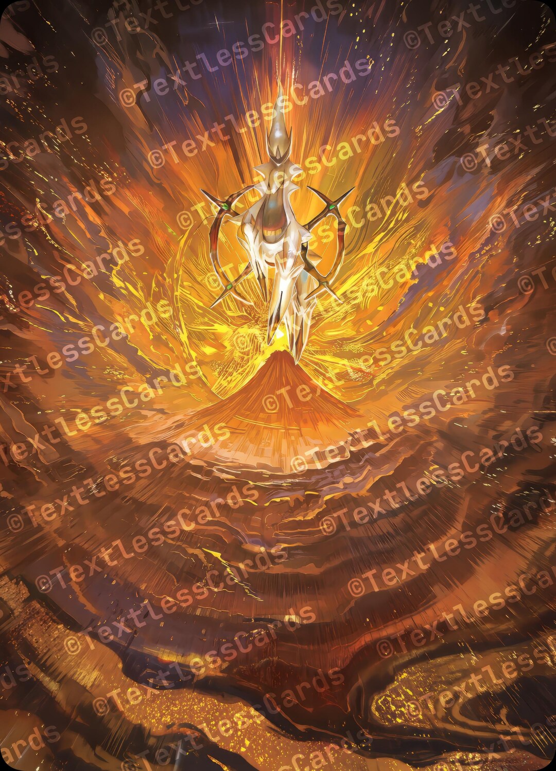 Arceus VSTAR Textless Card Borderless | Crown Zenith GG70/GG70 ...