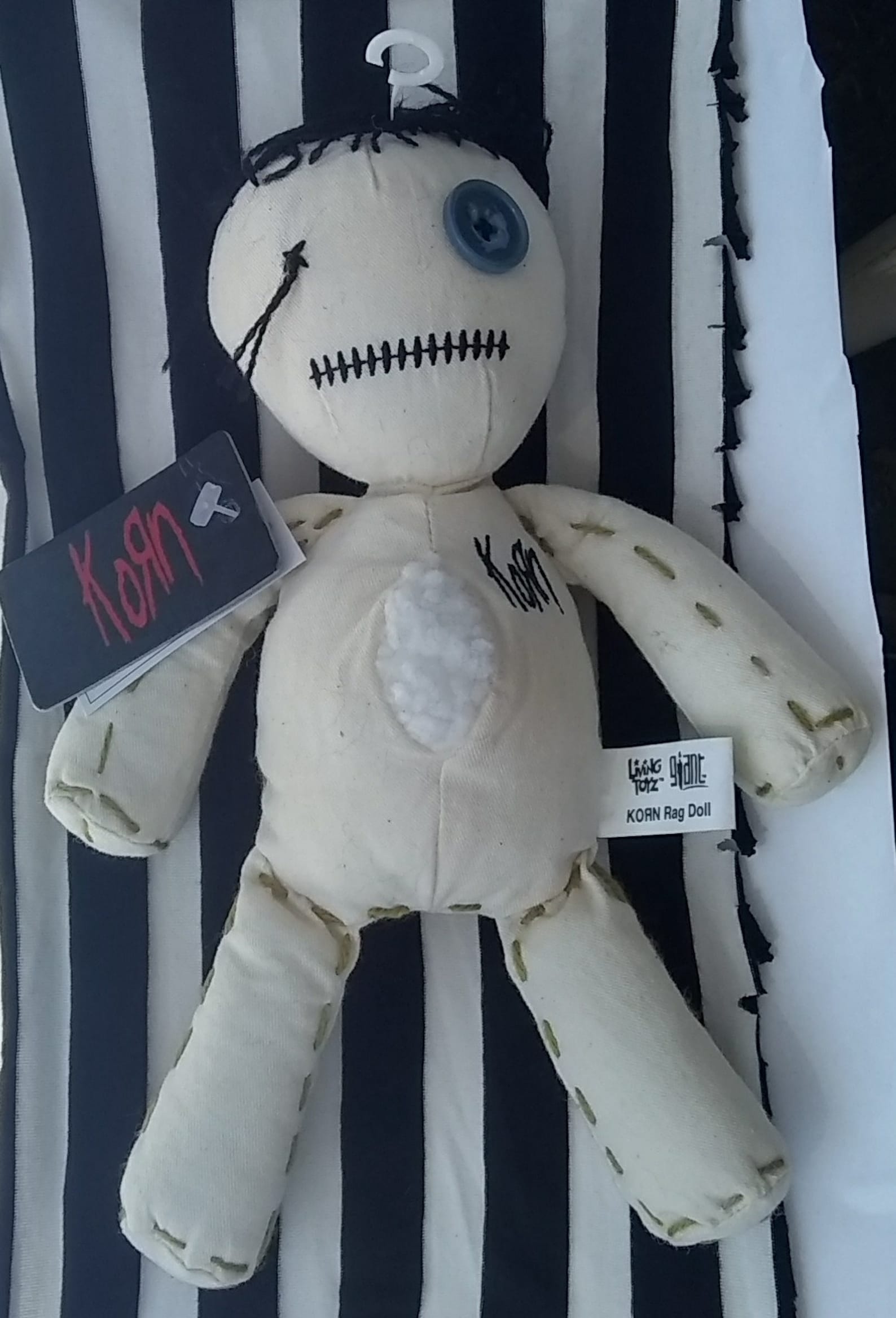 Korn Rag Doll Living Toys Issues W/BLANKET Vintage Nos Year - Etsy