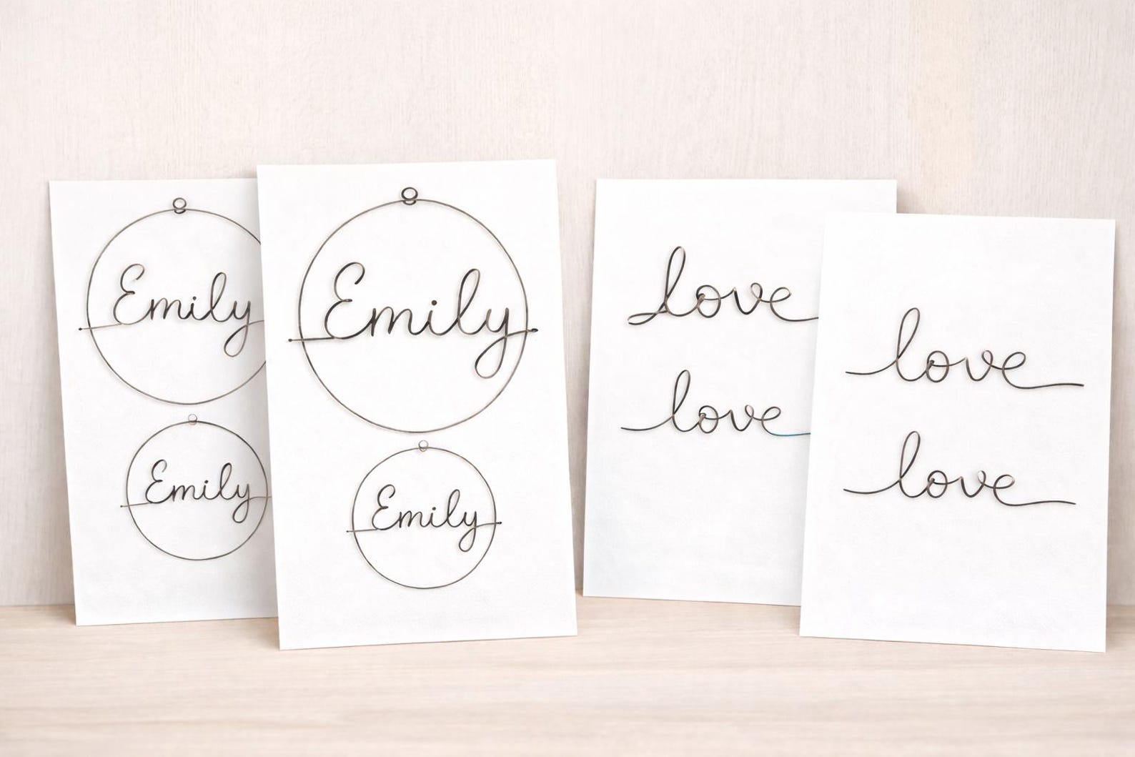 Personalized Name Wire Art Template | Custom DIY Decor (PDF Download ...