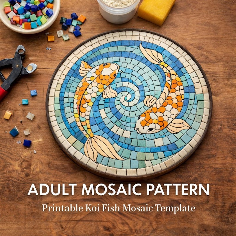 Fish Mosaic - Etsy