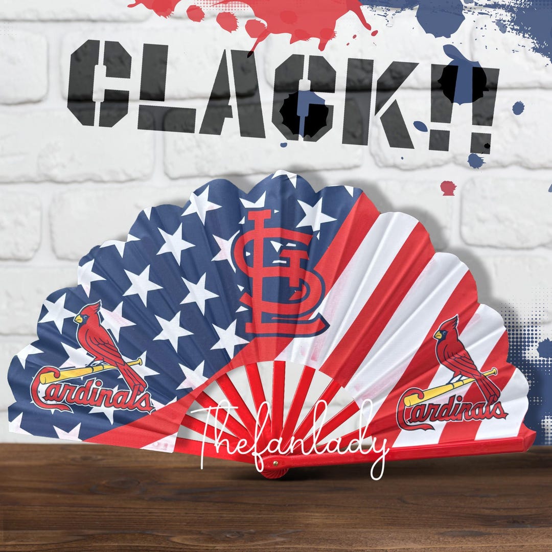 St. Louis Cardinals Folding Hand Fan: MLB Baseball Game Day Accessory ...