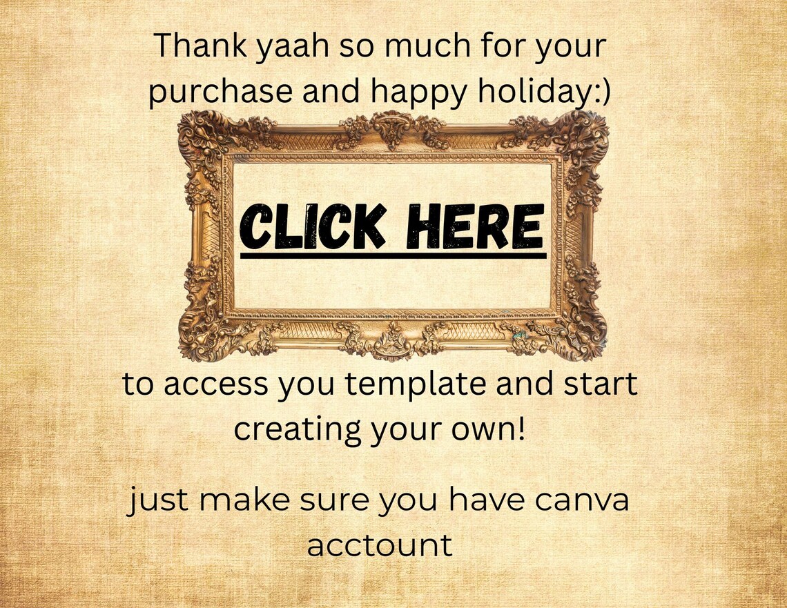 Editable Christmas Family Picture Frame Poster - Etsy