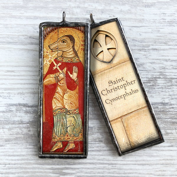 St Christopher Cynocephalus Icon - Etsy