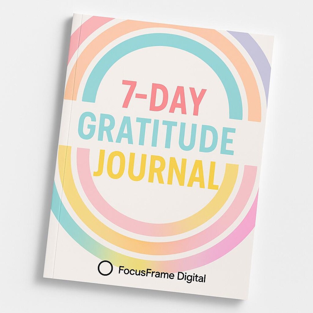 7-day Gratitude Journal Printable | Daily Reflection Prompts ...