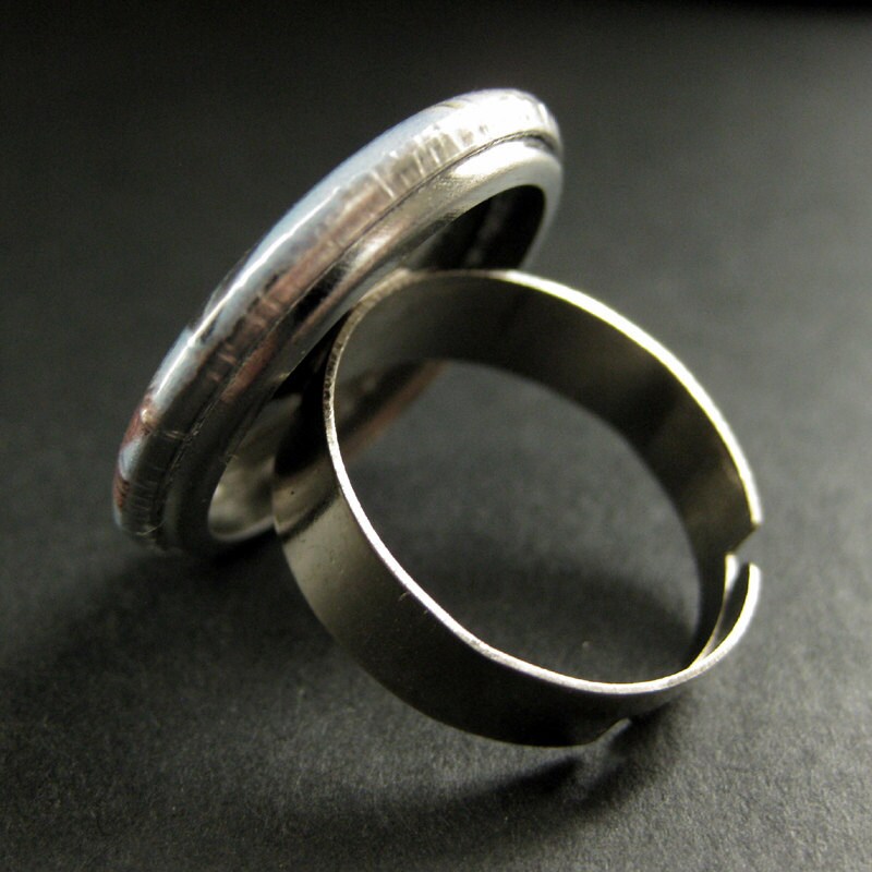 Snowman Ring. Christmas Ring. Holiday Ring. Adjustable Ring in - Etsy