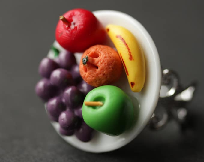 Lemon Slice Ring, Fruit Ring, Summer Ring, Wire Wrapped Rings Made to ...