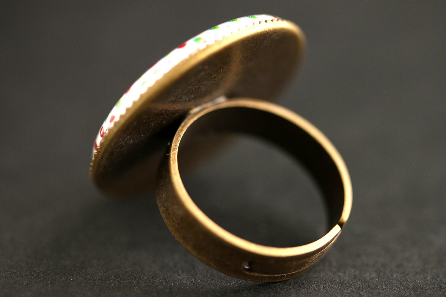 Dear Santa Ring. I Was Framed Christmas Ring. Holiday Jewelry ...