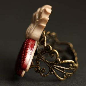 Corn Husk Ring. Autumn Harvest Ring. Food Ring. Fall Jewelry. Corn Cob ...