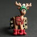 Christmas Reindeer Ring. Holiday Ring. Santa's Reindeer Ring. Christmas ...