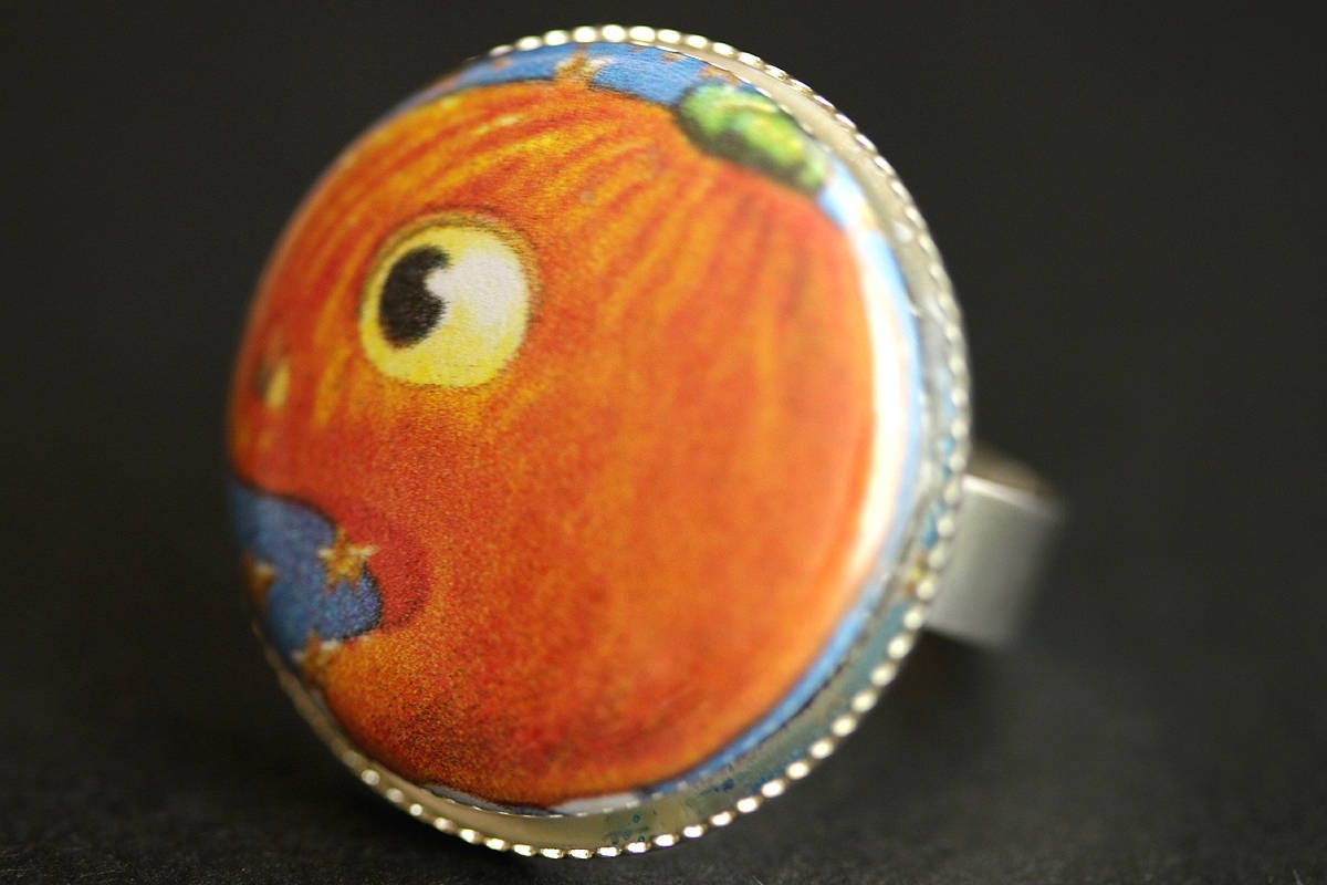 Screaming Pumpkin Ring. Halloween Ring. Jack O Lantern Ring. Vintage ...