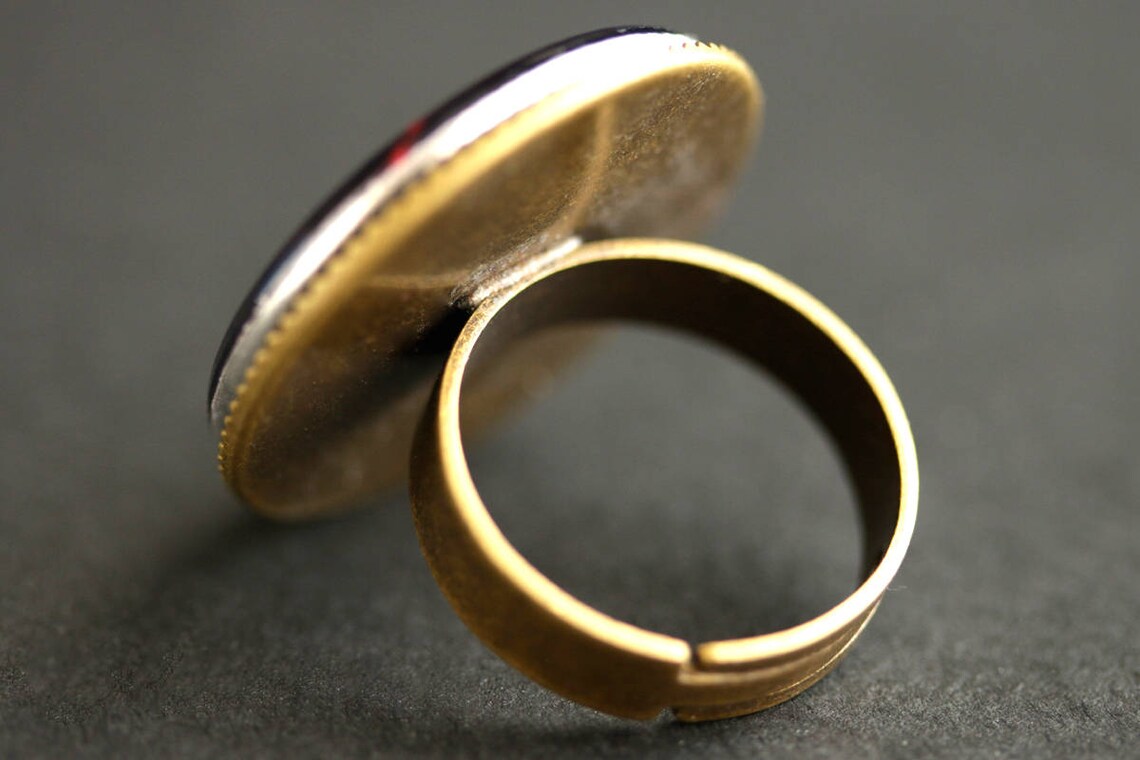 Glowing Face Halloween Ring. Scary Ring. Jack o Lantern Button | Etsy