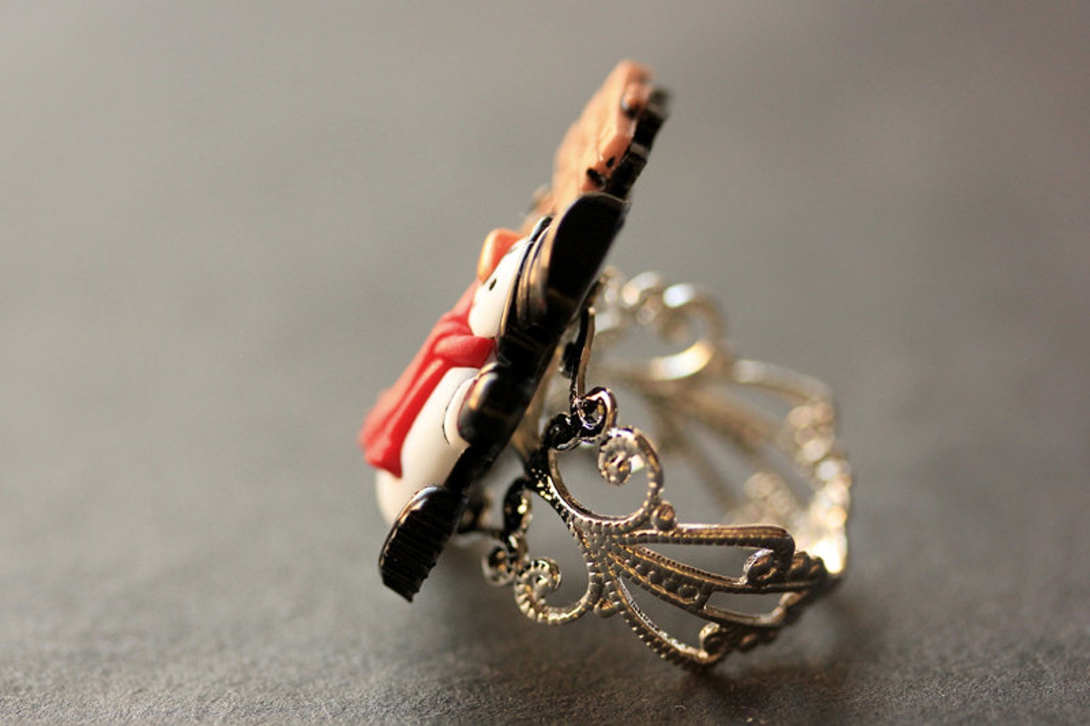 Snowman Ring. Snow Ring. Holiday Ring. Happy Snowman Ring. | Etsy