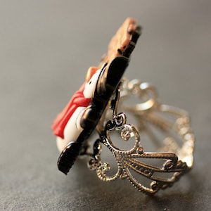 Snowman Ring. Snow Ring. Holiday Ring. Happy Snowman Ring. Christmas ...