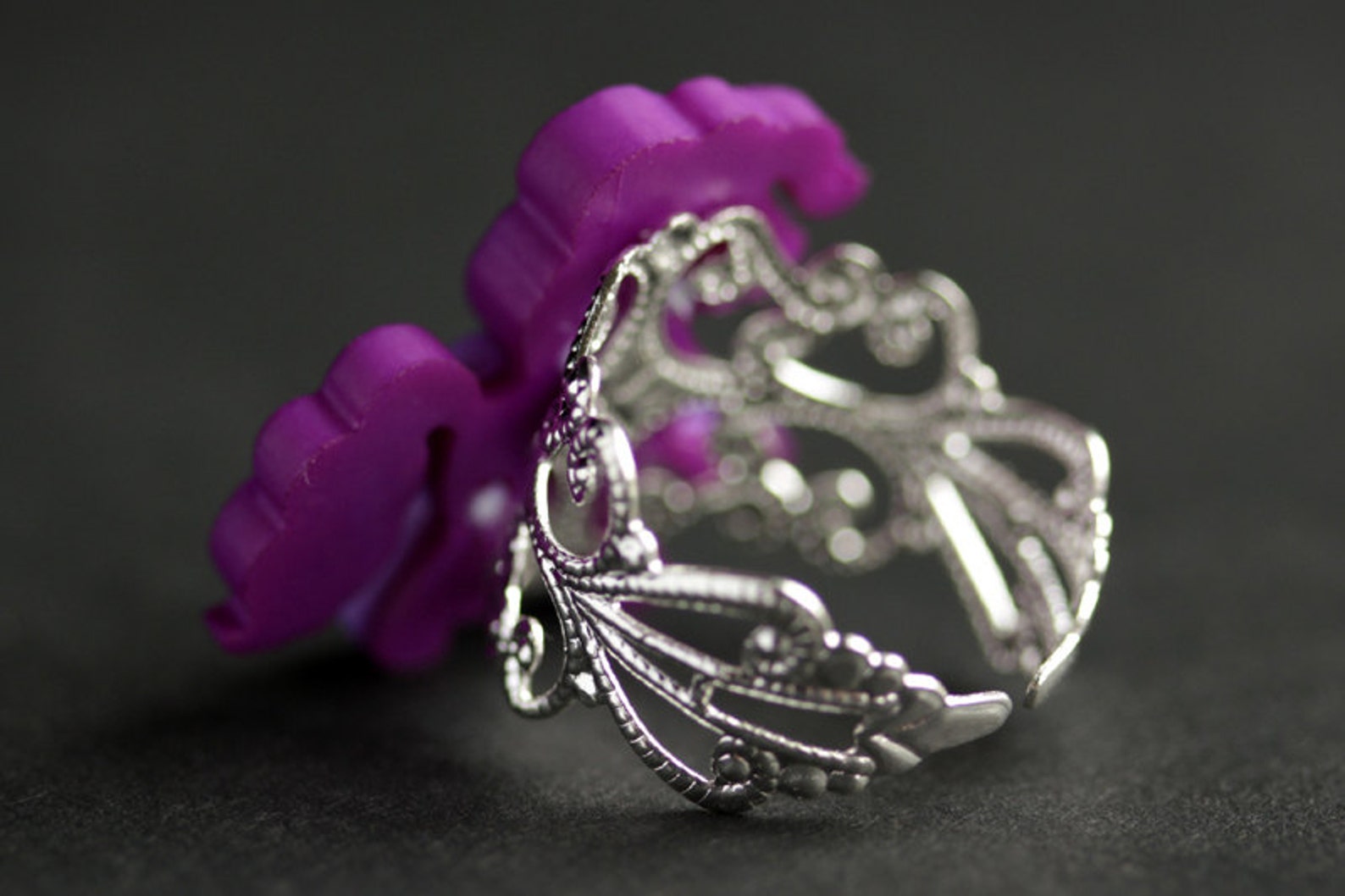 Purple Pony Ring. Purple Horse Ring. Purple Ring. Adjustable Ring ...