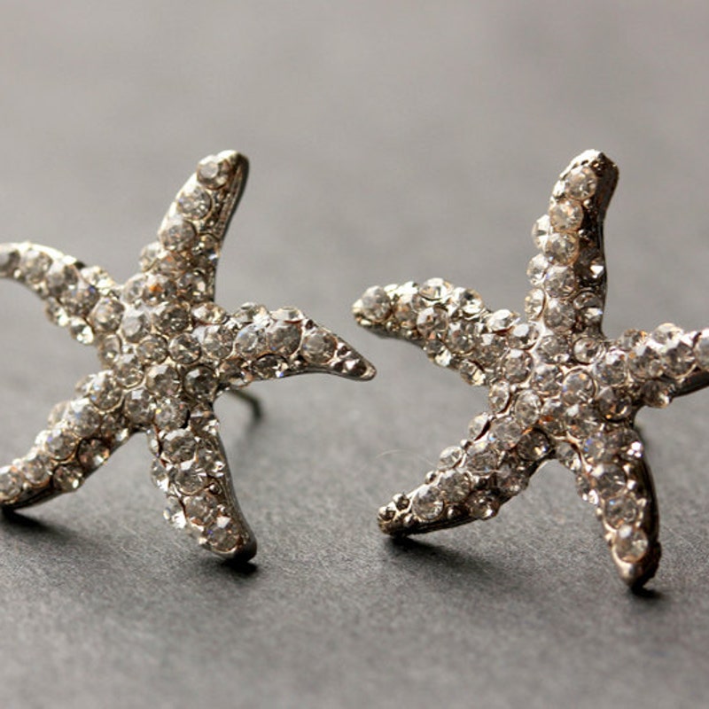 Rhinestone Starfish - Etsy