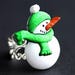 Snowman Ring. Holiday Ring. Winter Ring. Snow Man Ring. Green Ring ...