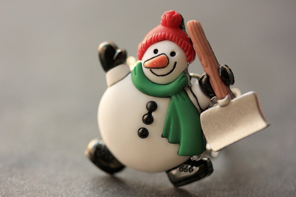 Snowman Ring. Christmas Ring. Winter Ring. Holiday Jewelry. - Etsy