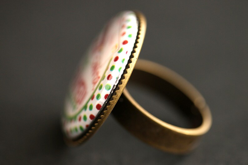 Dear Santa Ring. I Was Framed Christmas Ring. Holiday Jewelry ...