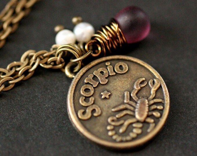 Scorpio Zodiac Print - Etsy