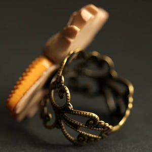 Corn Husk Ring. Autumn Harvest Ring. Food Ring. Fall Jewelry. Corn Cob ...