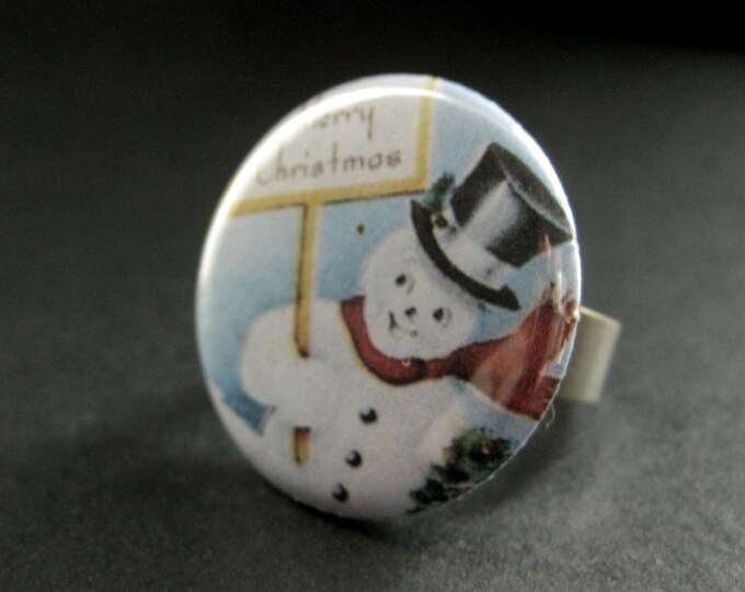 Frosty the Snowman Christmas Decoration 2 Piece Hinges in Half for ...