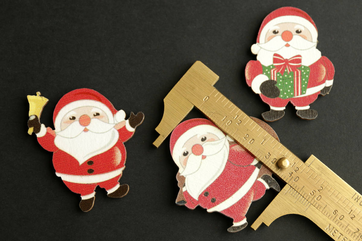 Santa Fridge Magnets. Christmas Magnets. Santa Claus Magnets ...