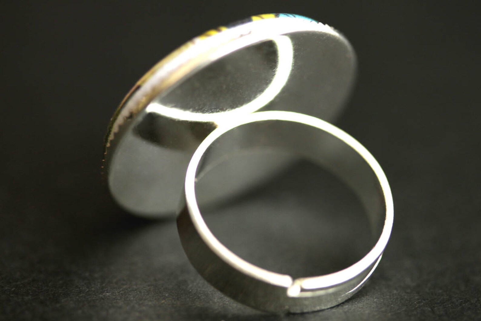 Witch Girl Ring. Halloween Ring. Witch Ring. Vintage Picture - Etsy