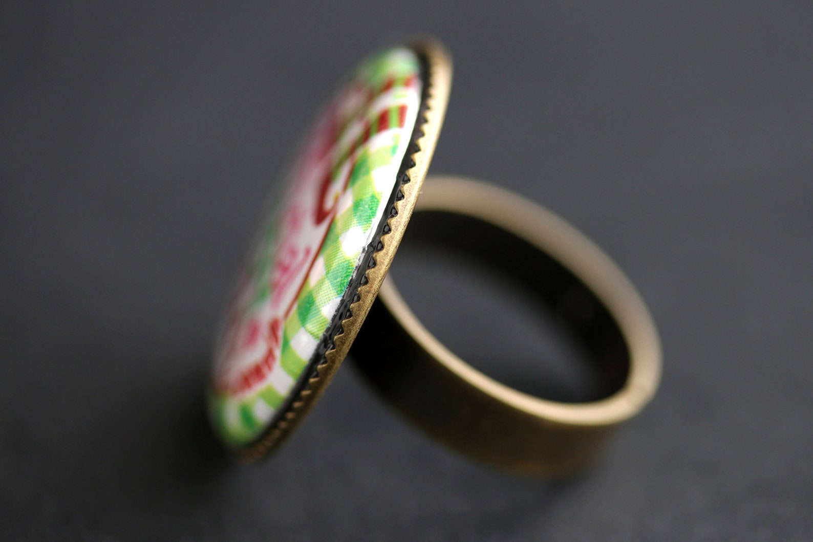 Official Toy Tester Ring. Christmas Ring. Holiday Jewelry. Adjustable ...