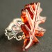 Brown Oak Leaf Ring. Autumn Leaf Ring. Fall Leaves Filigree Ring ...