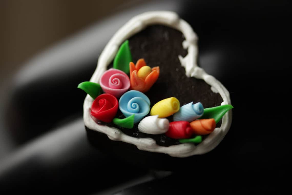Heart Shaped Cake Ring. Heart Ring. Food Ring. Adjustable | Etsy