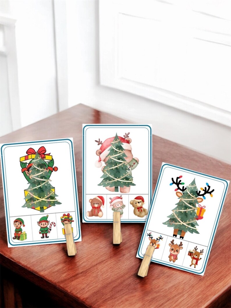 Christmas Guessing Game Printable | Who is Hiding Behind the Christmas ...