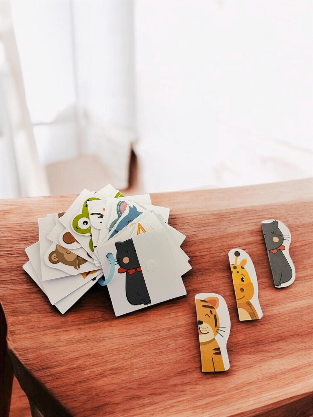 Animals Matching Activity | Velcro Activity for Kids | Printable PDF ...