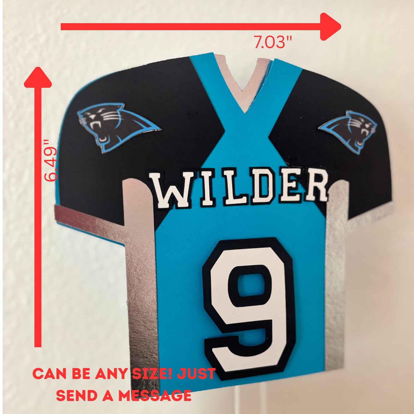 Customized Football Theme Cake Topper - ANY TEAM - Etsy