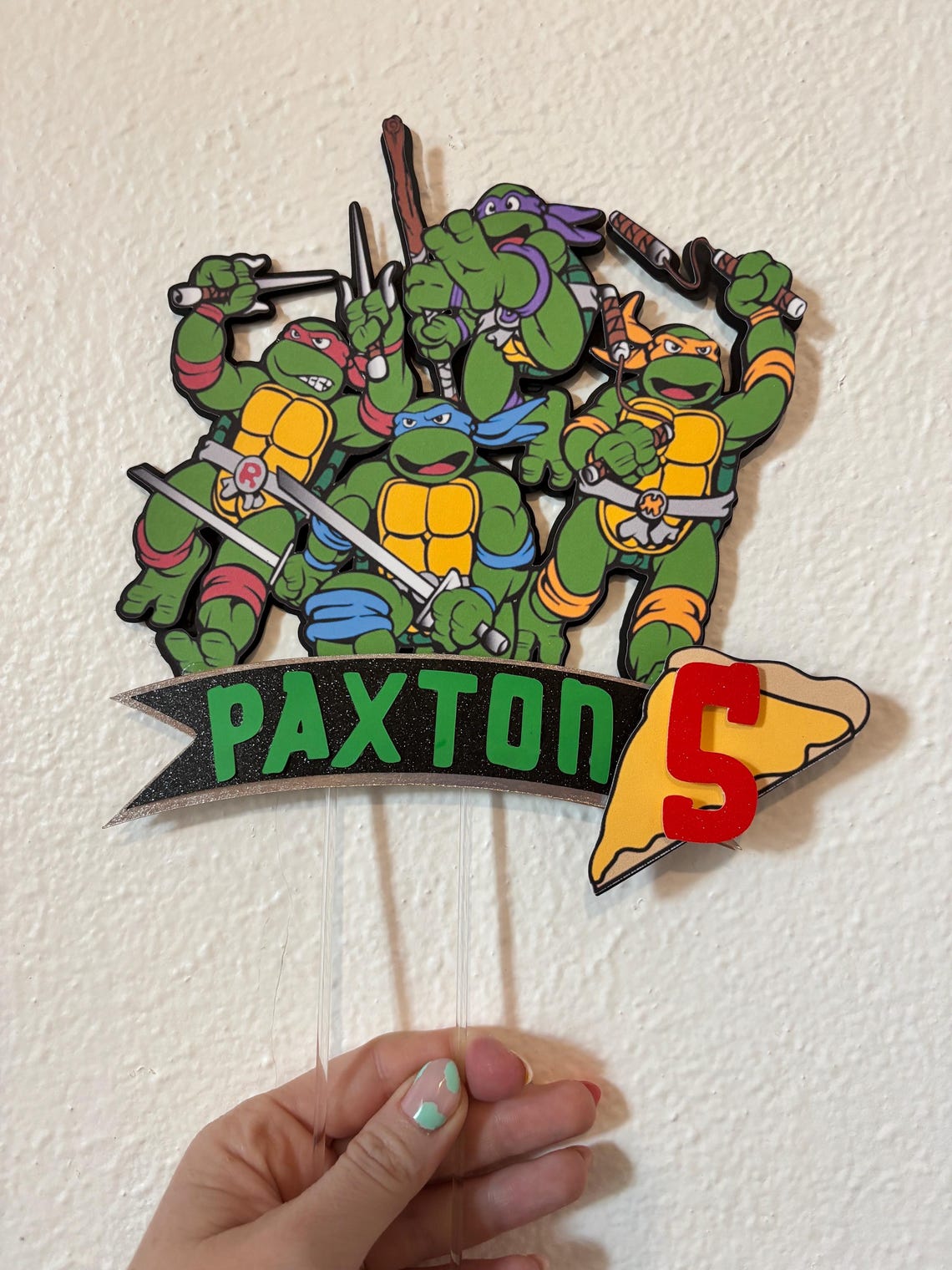 Custom Ninja Turtle Cake Topper - Etsy