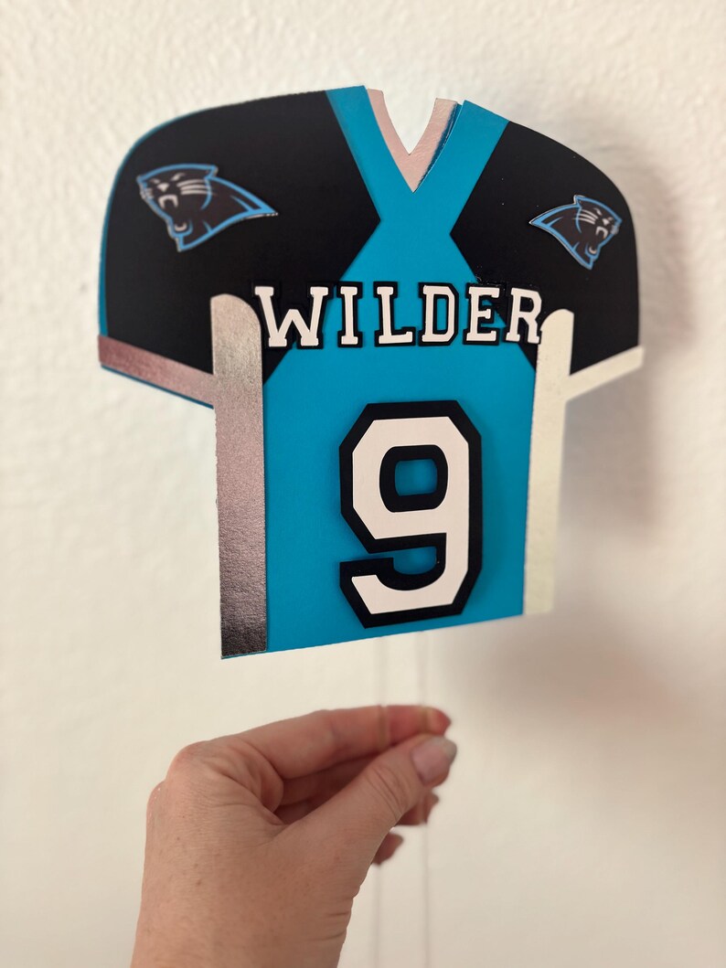 Customized Football Theme Cake Topper - ANY TEAM - Etsy